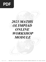 Class 2 Maths Olympiad Worksheet | PDF
