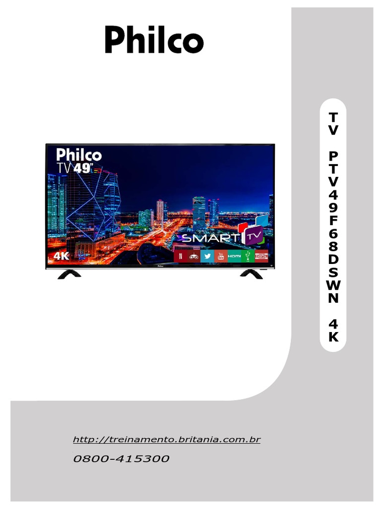 Philco PTV49F68DSWN 4K LED PDF | PDF