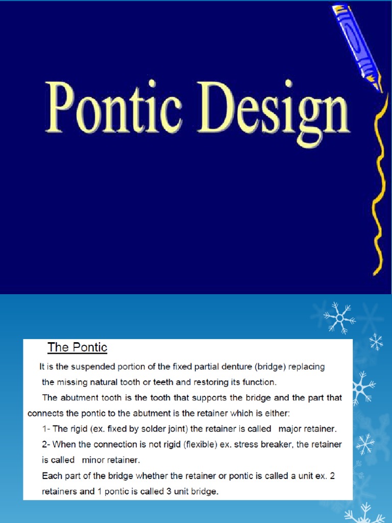 Pontic Design | PDF