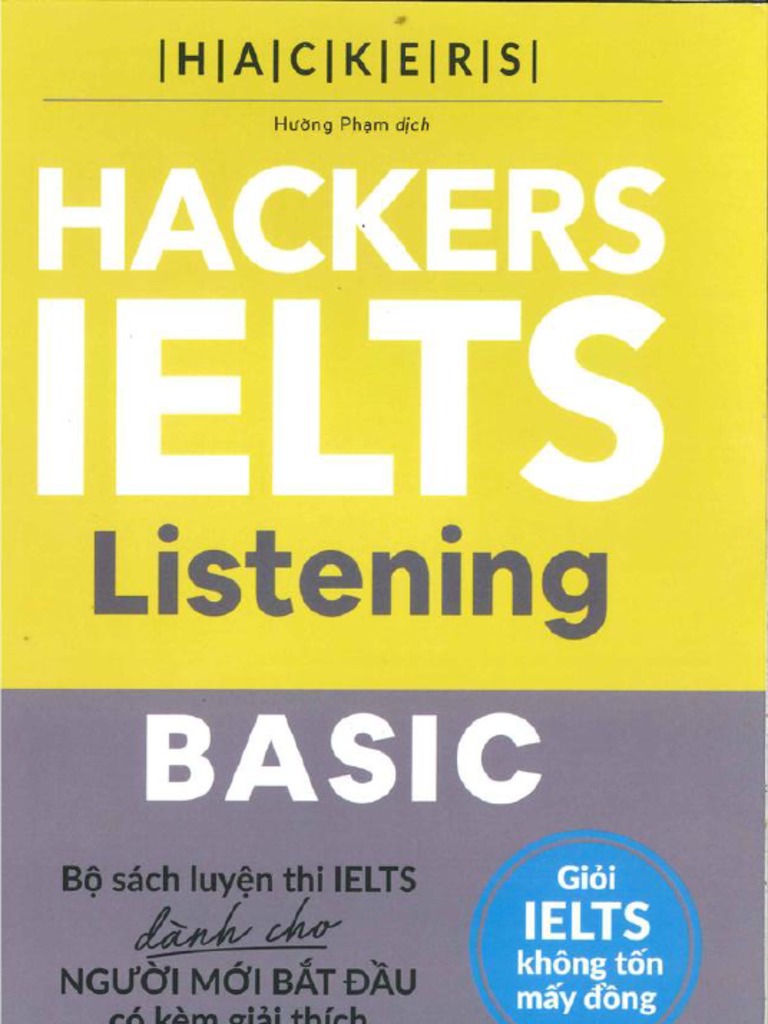 (Tailieudieuky - Com) Hackers IELTS Basic - Listening PDF | PDF
