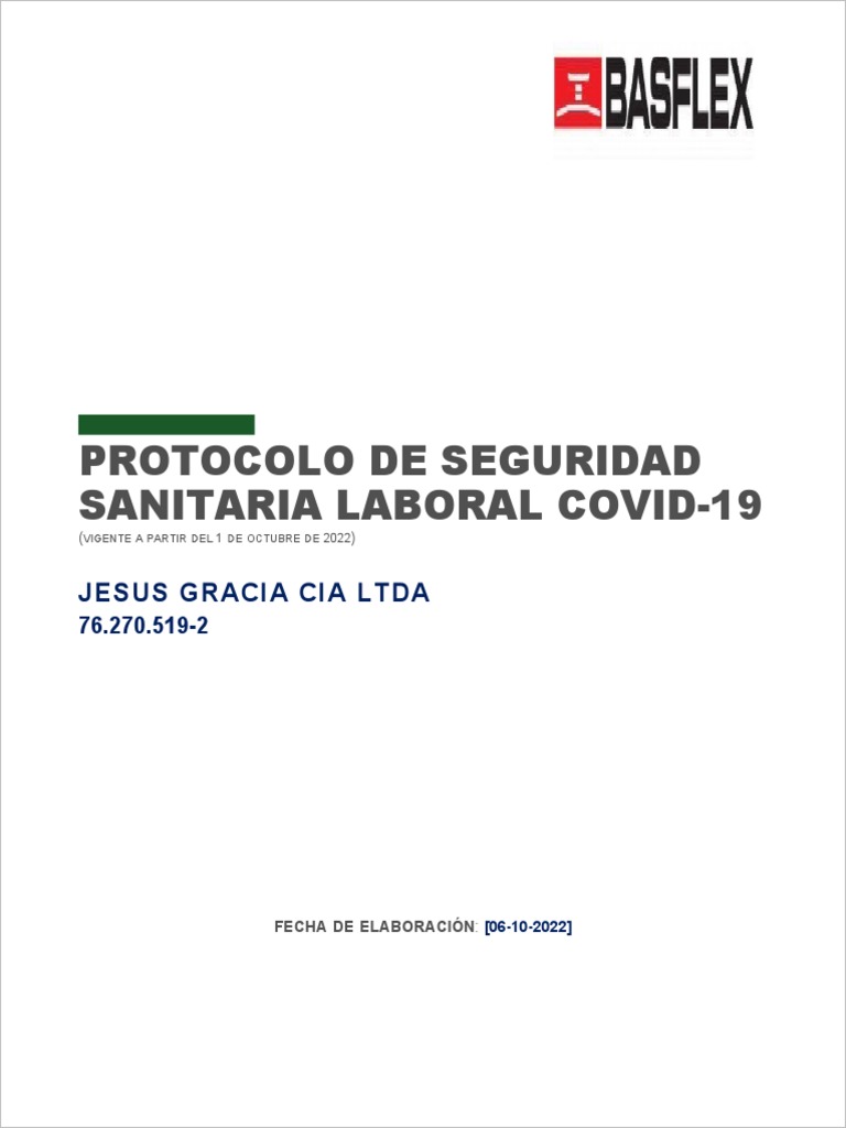 Protocolo Tipo Covid 19 CRC 3697 Achs | PDF | Síntoma | Lavado de manos