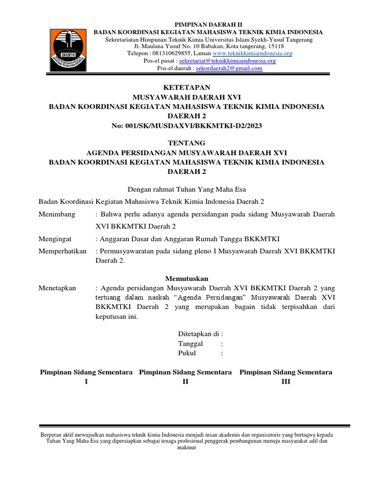 SK Konsideran PDF | PDF