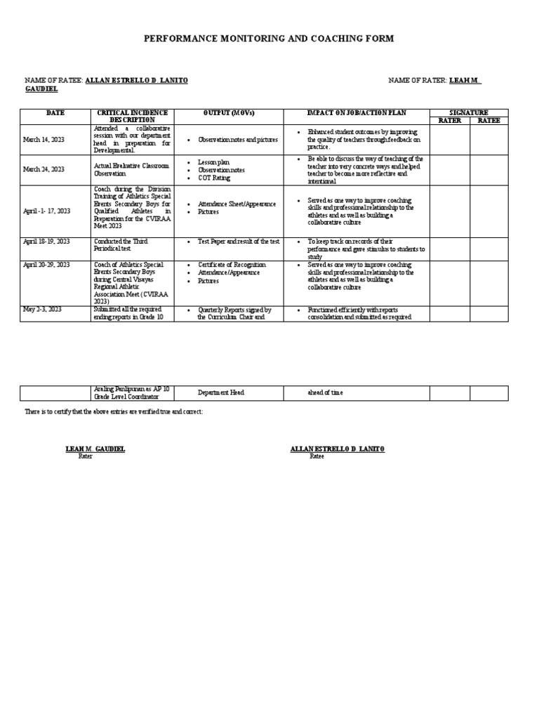 LANITO - PMCF2022-23 3rd | PDF