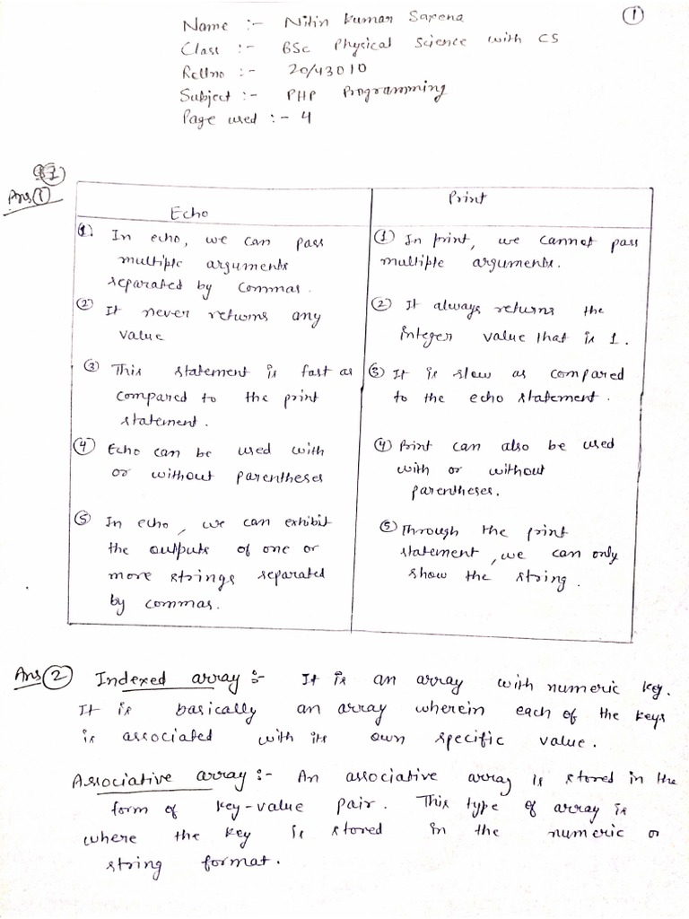PHP Assignment | PDF