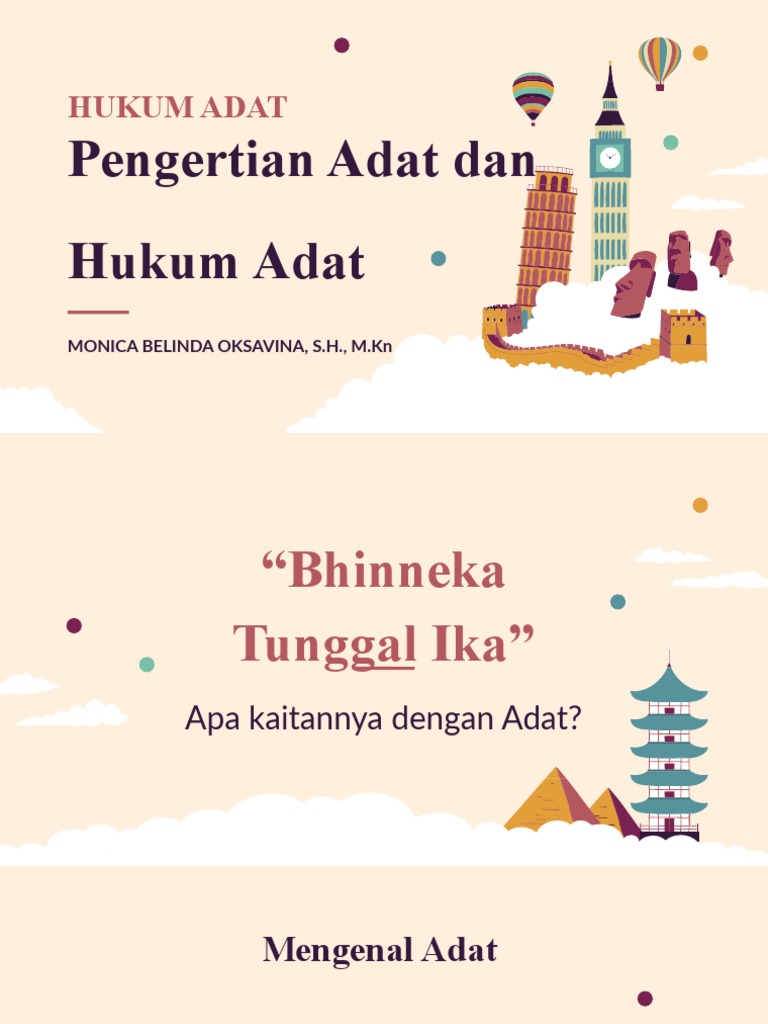 Pengertian Adat Dan Hukum Adat | PDF