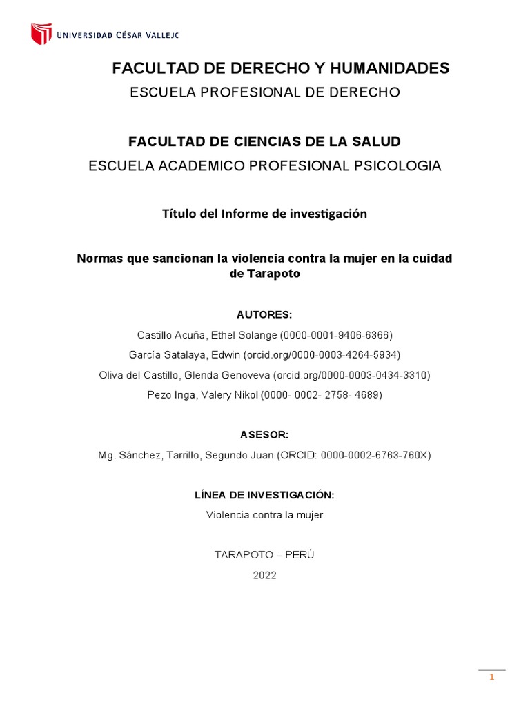 Facultad de Derecho y Humanidades | PDF