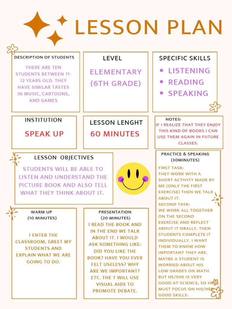 Goals Action Plan Sheet PDF | PDF | Lesson Plan | Education Theory
