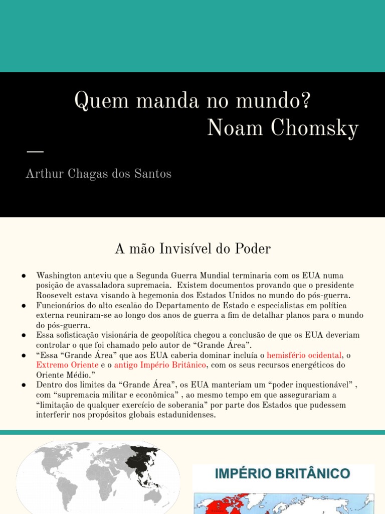 Quem Manda No Mundo - Noam Chomsky PDF | PDF