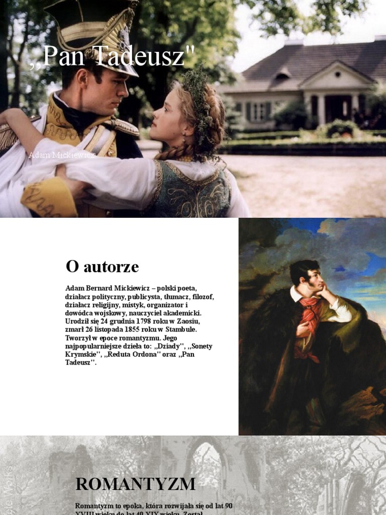 Pan Tadeusz - Odp | PDF