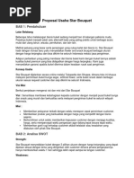 Proposal Bisnis Bucket Bunga | PDF