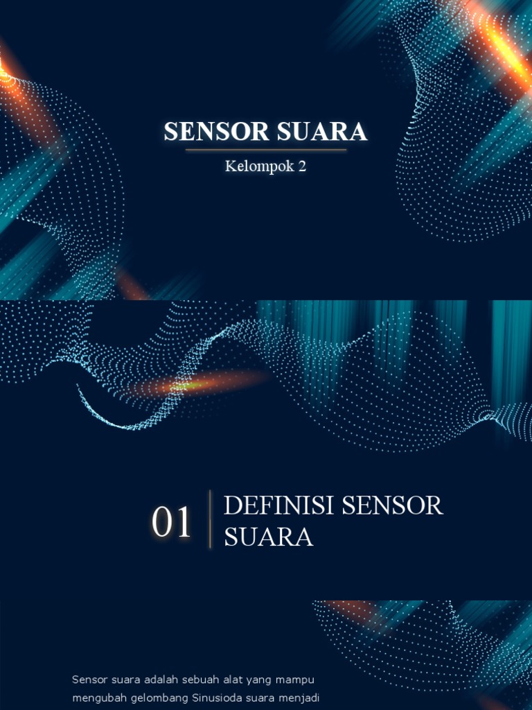 Fungsi dan Prinsip Kerja Sensor Suara | PDF