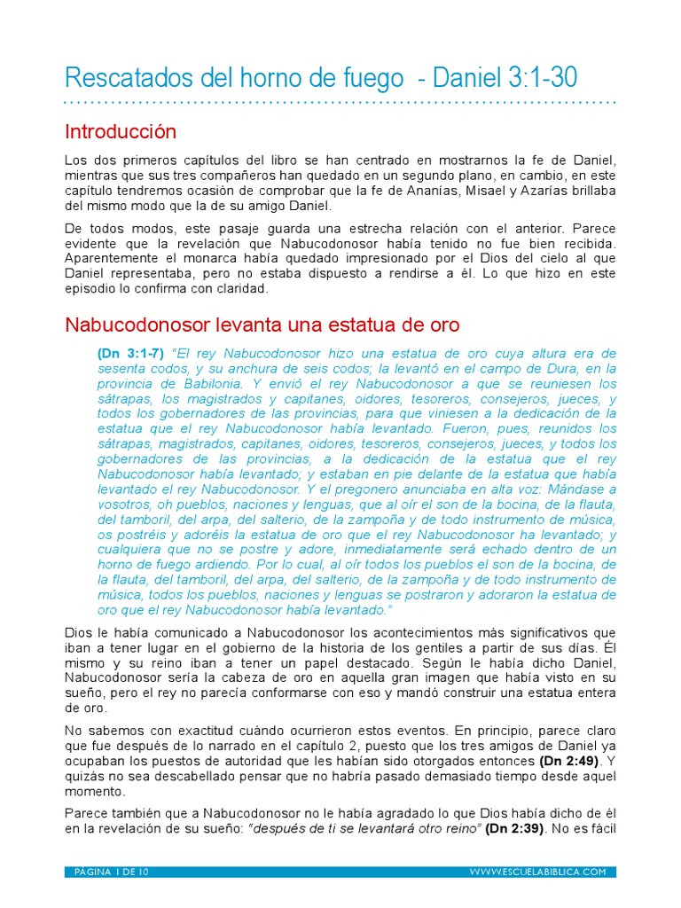 Rescatados Del Horno de Fuego PDF | PDF
