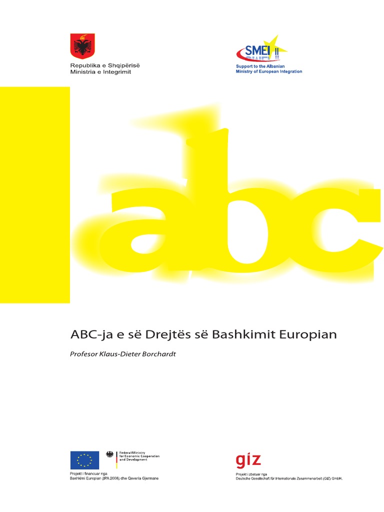 3 ABC e Së Drejtës Së Bashkimit Europian PDF | PDF