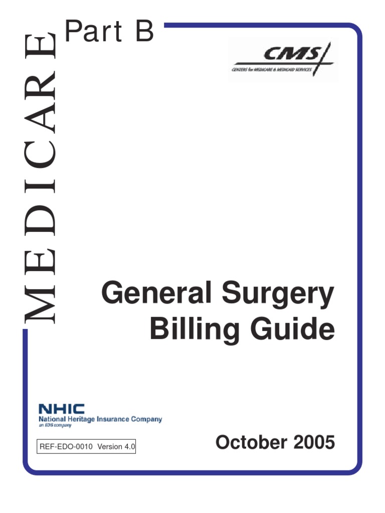 General Surgery Billing Guide | PDF | Surgery | Medicare (United States)