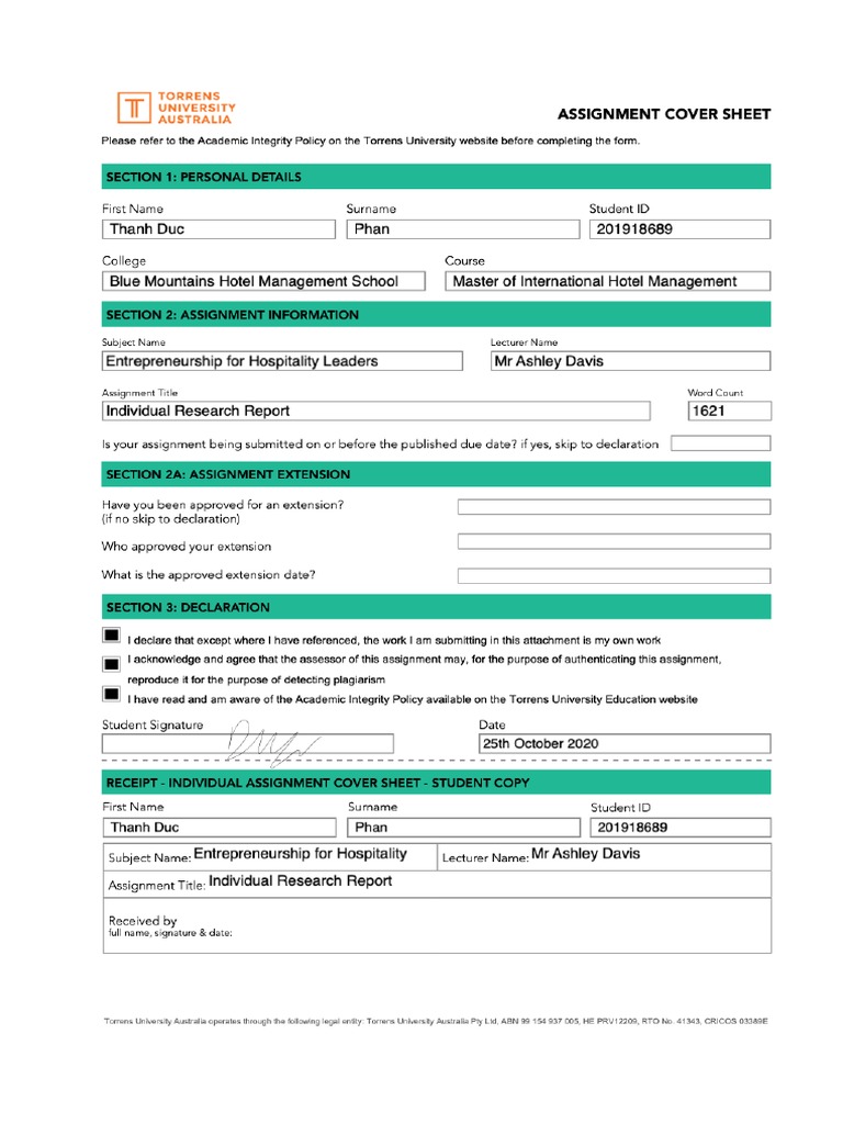 Individual Research Report | PDF