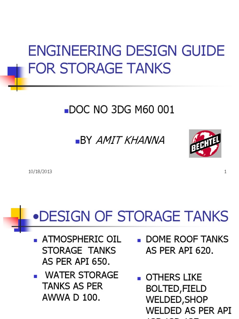 Engineering Design Guide For Storage Tanks | PDF | Strength Of ...
