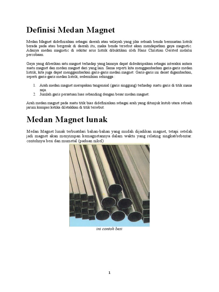 Medan Magnet Lunak dan Karakteristiknya | PDF