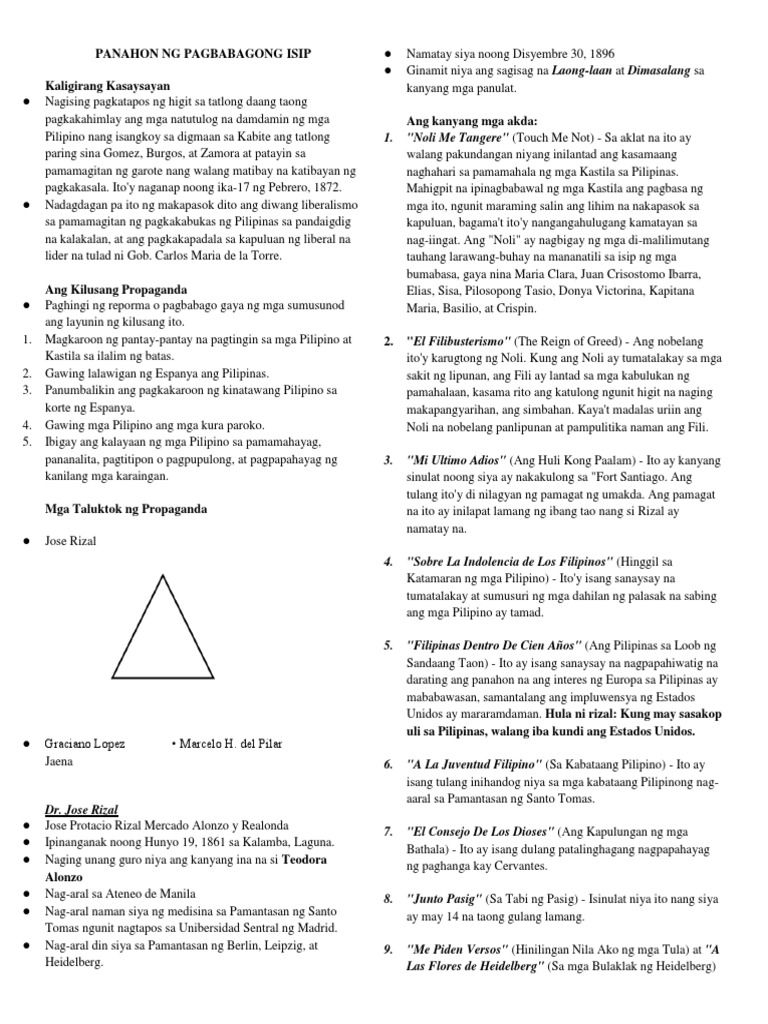 Fil 2 - Midterm Reviewer (Final) PDF | PDF