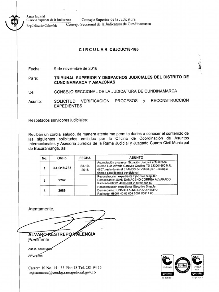 Radicado Fiscalia Caso Garavito | PDF