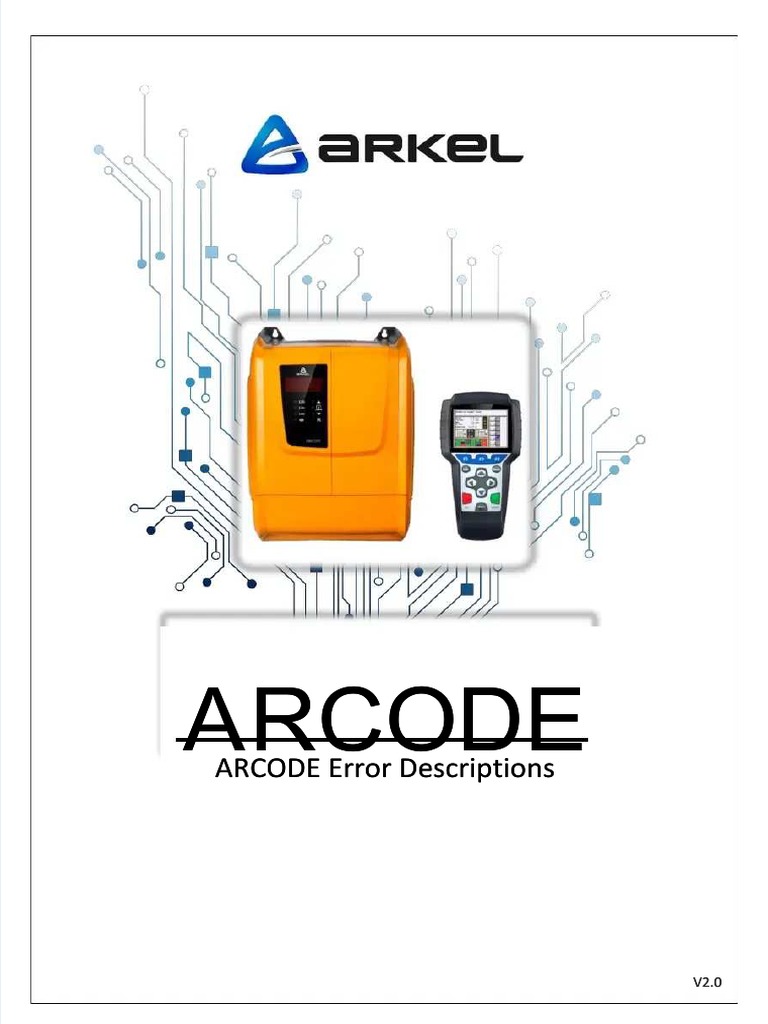 PDF Arcode Error Descriptions V20en - Compress PDF | PDF
