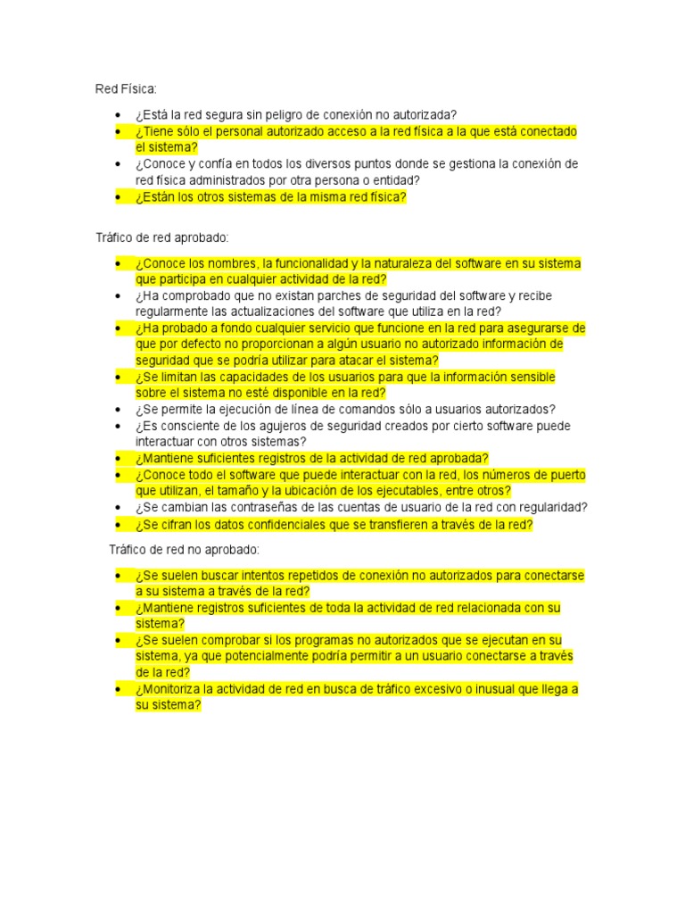 Seguridad y Monitoreo de Redes Físicas | PDF