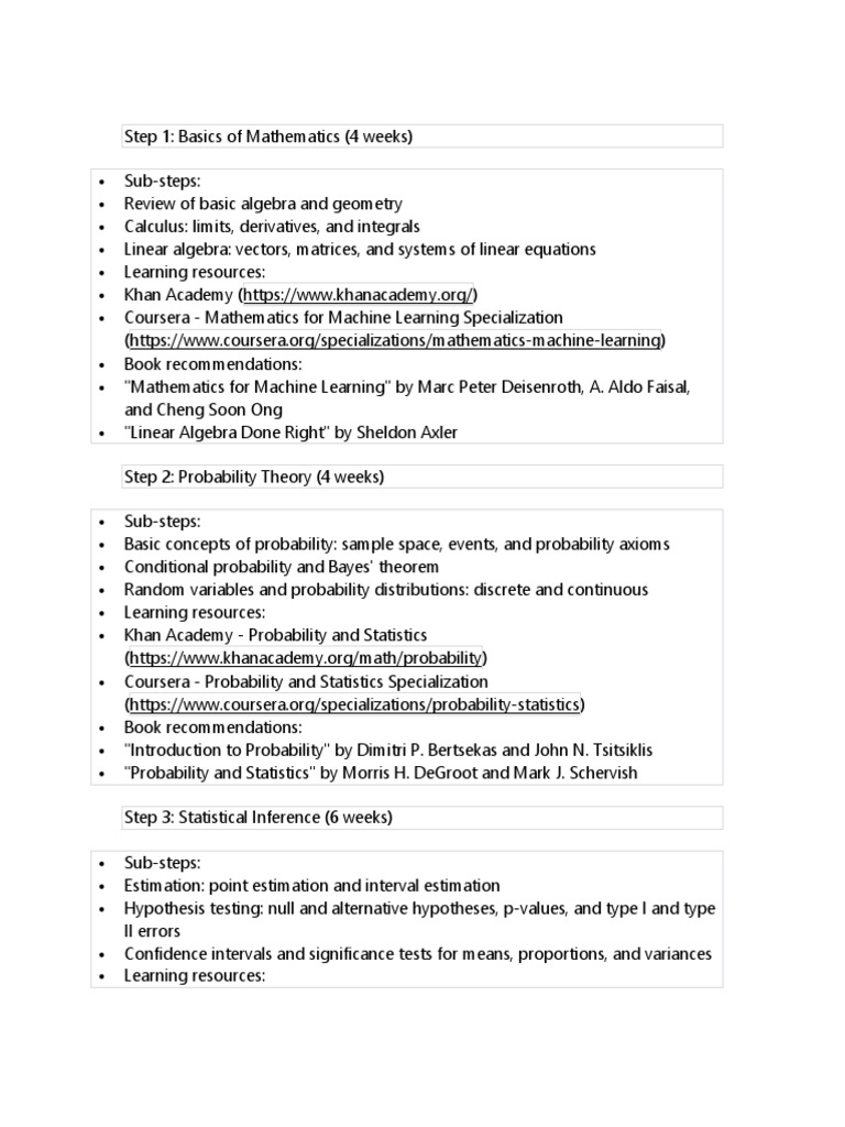 A Comprehensive 7-Step Statistics and Machine Learning Curriculum ...