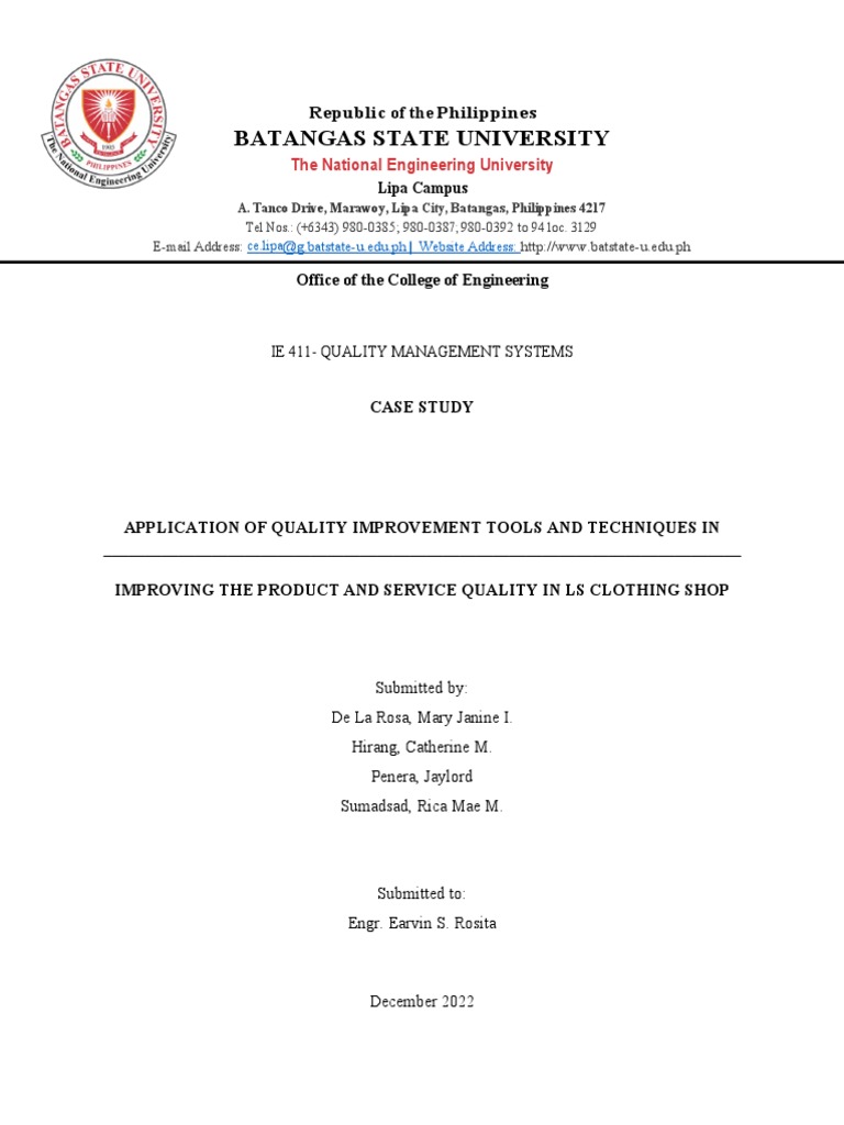 QMS Case Study.docx | PDF