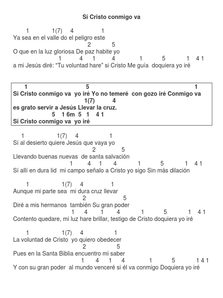 SI Cristo Conmigo Va | PDF