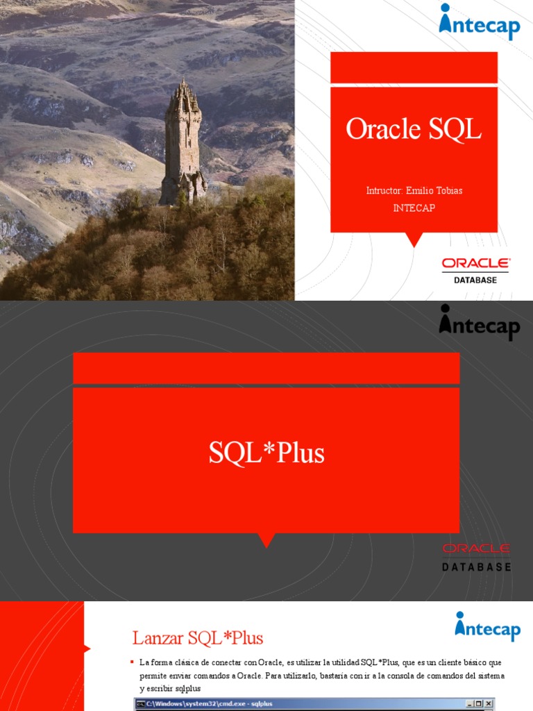 Introducción a SQL y PL/SQL: Herramientas, lenguajes y conceptos ... Introducción a SQL y PL/SQL: Herramientas, lenguajes y conceptos ...