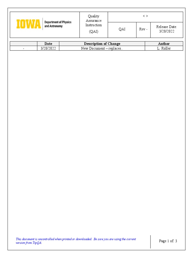 QAI_ Template.docx | PDF