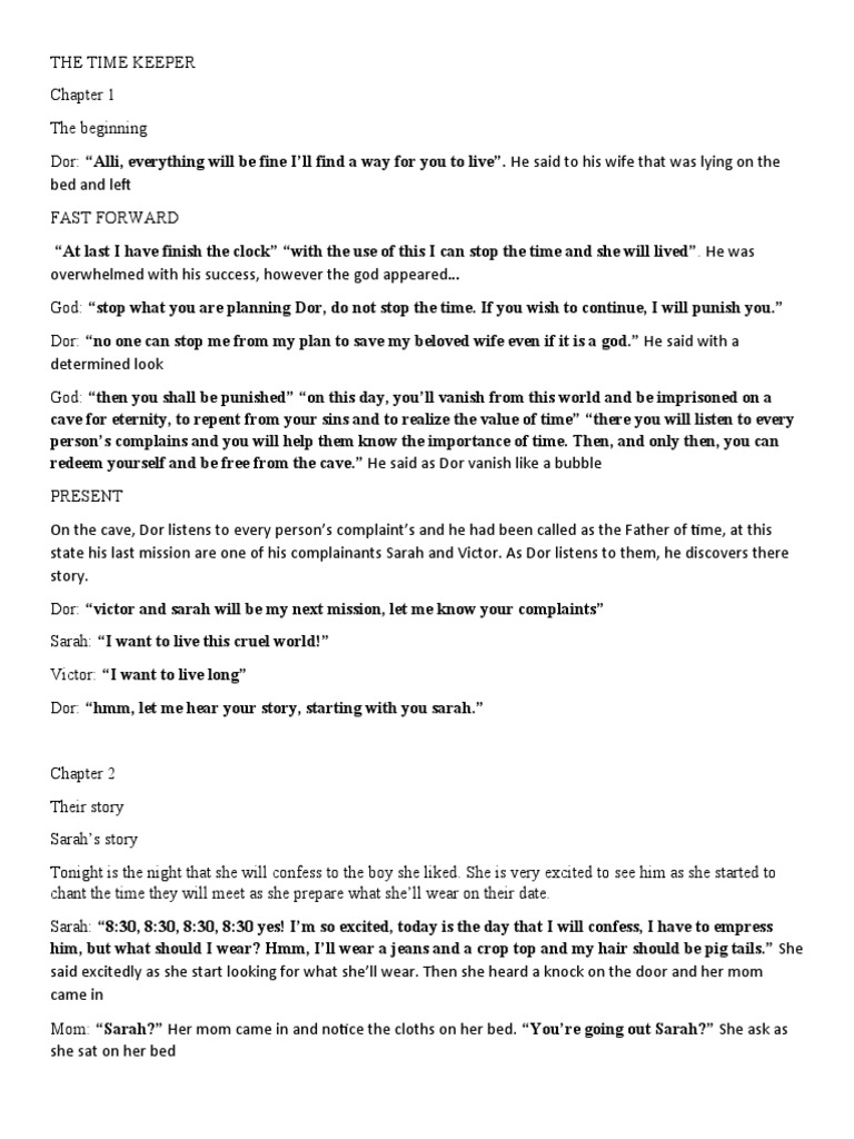 The Time Keeper | PDF