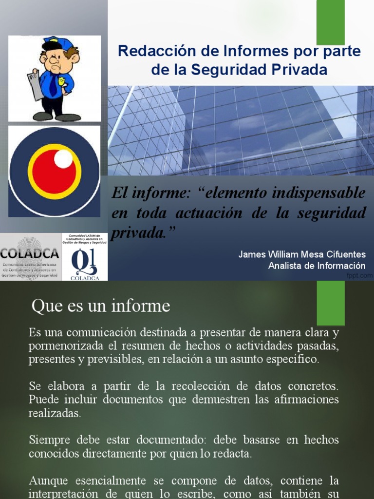 Redacción de Informes | PDF