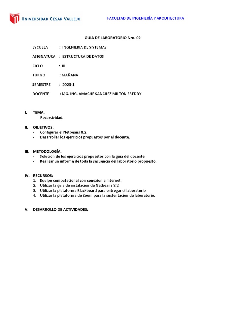 Guia de Laboratorio #2 | PDF