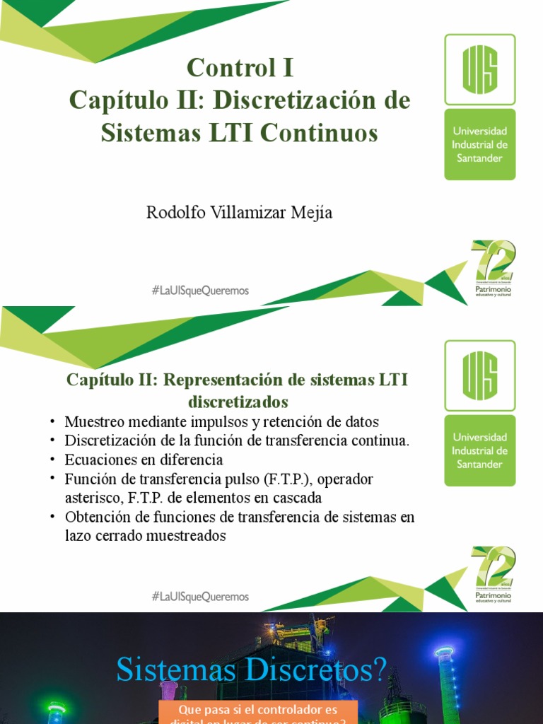 Representación de sistemas de control discreto mediante funciones de transferencia | PDF