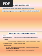 Contoh Angket Penelitian Kuantitatif | PDF