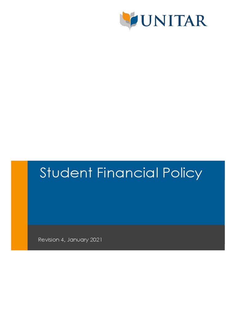 A Comprehensive Guide to Student Financial Policies and Procedures | PDF