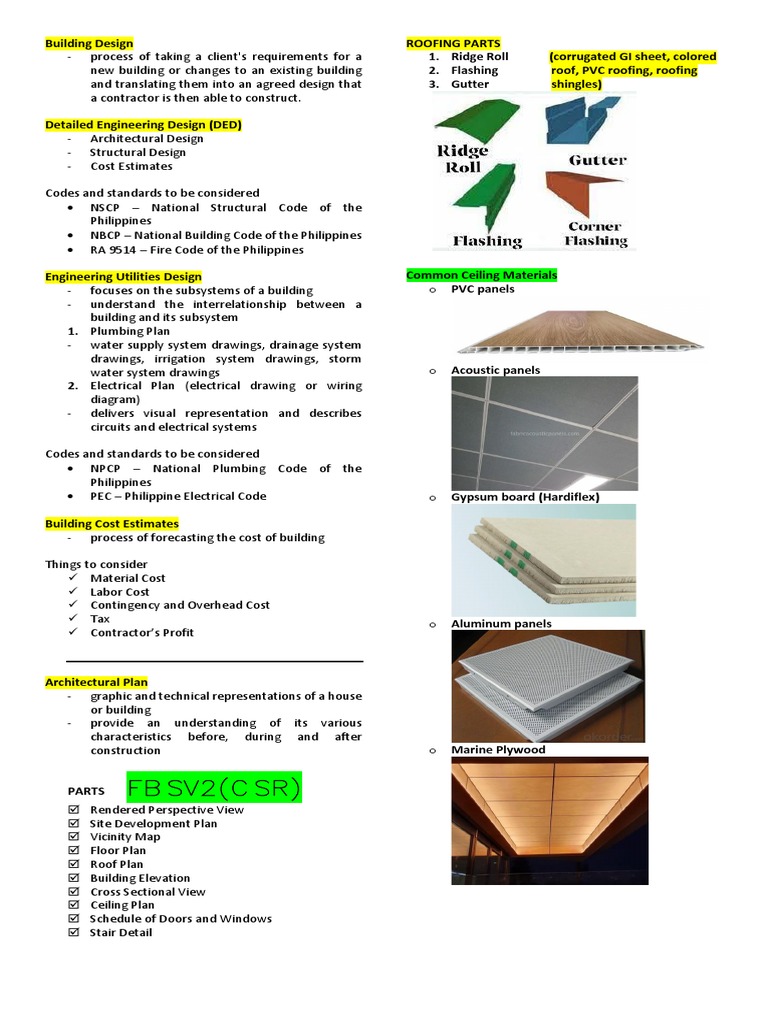 Building Design Elements | PDF