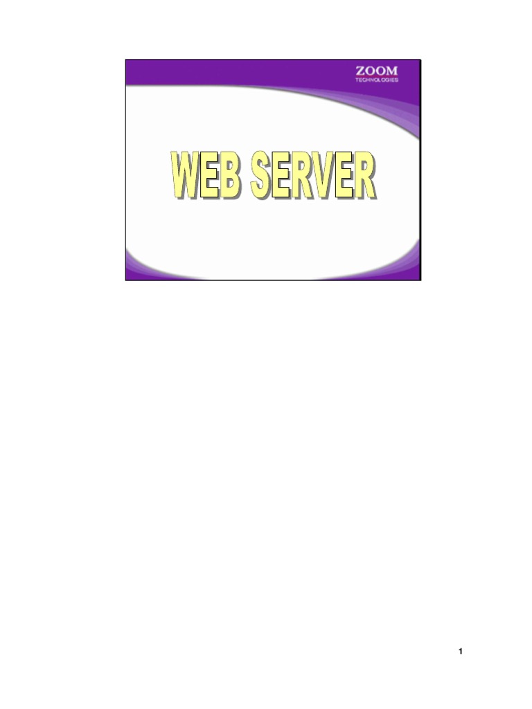 Webserver 1 | PDF