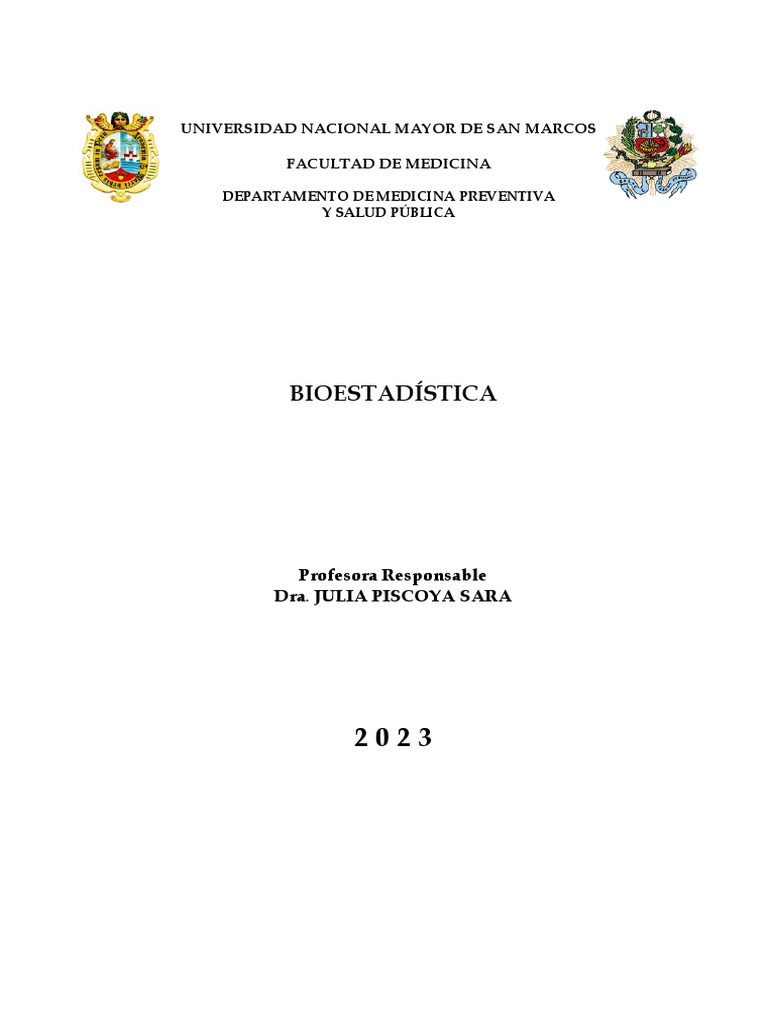 1 Bioestadistica Variables 23 | PDF | Estadísticas | Nivel de medida