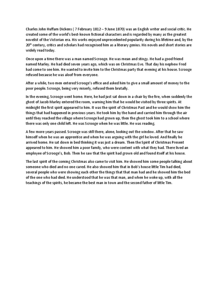 Proiect Engleza | PDF | Ebenezer Scrooge | A Christmas Carol