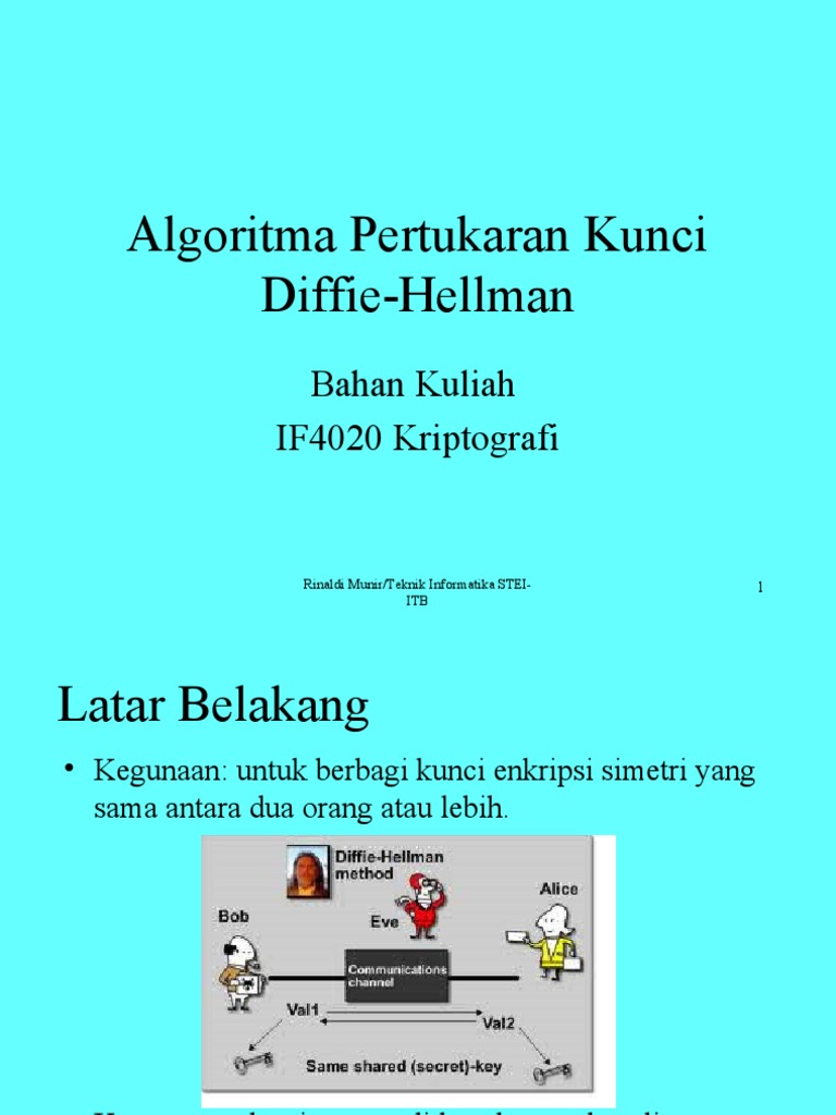 Algoritma Diffie-Hellman | PDF