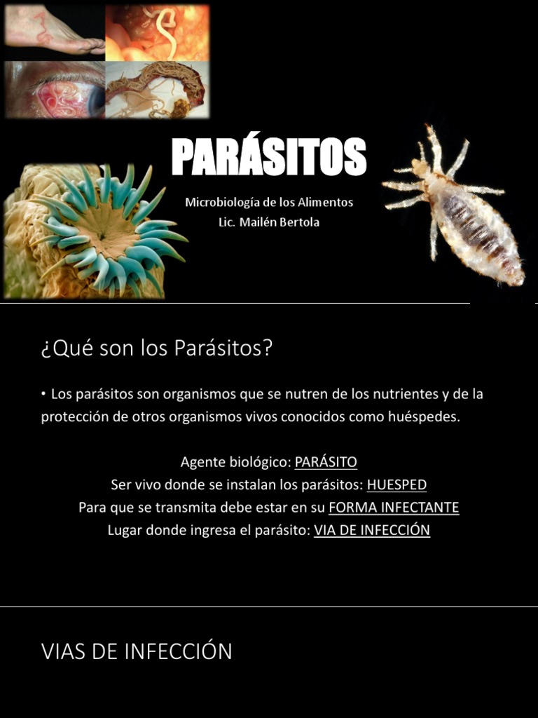 PARÁSITOS | PDF | Parasitismo | Biología