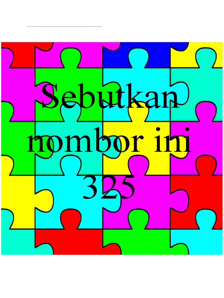 puzzle nombor.docx | PDF