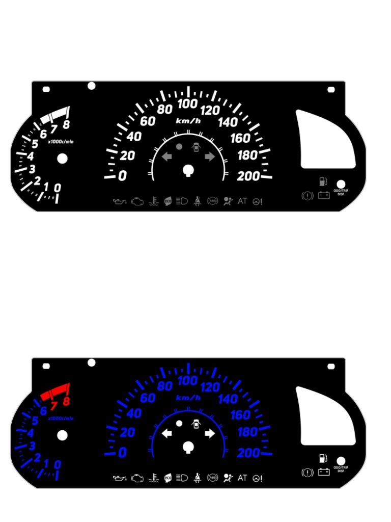 Meter Kereta Template | PDF