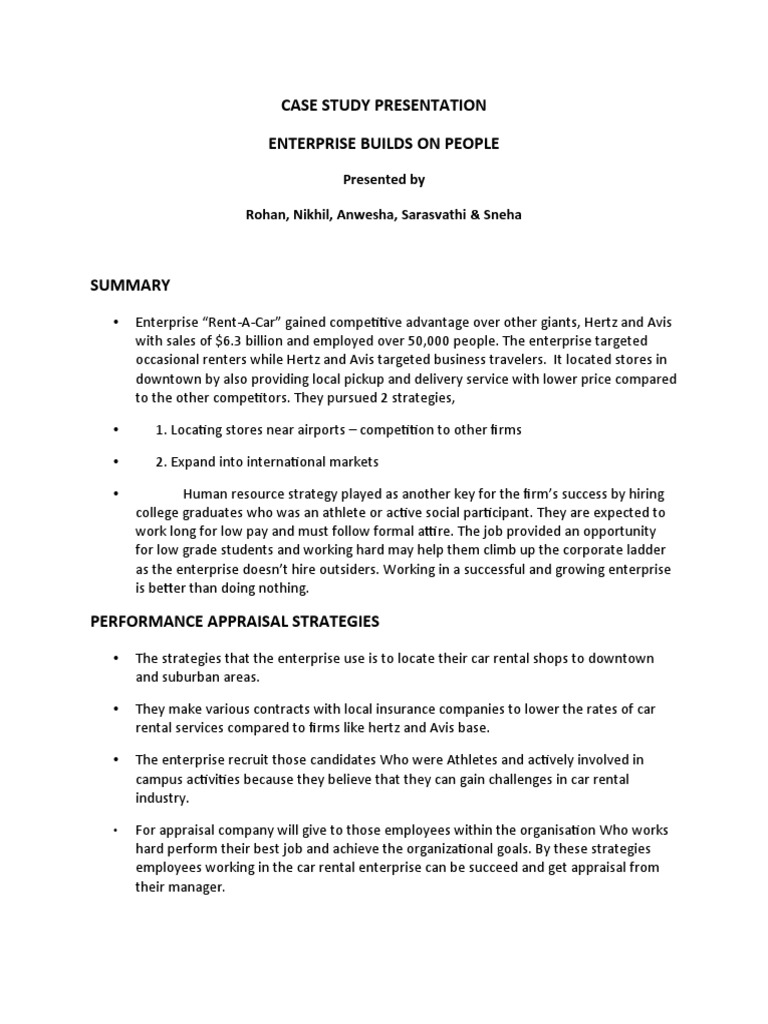Case Study HRM | PDF | Human Resource Management | Business
