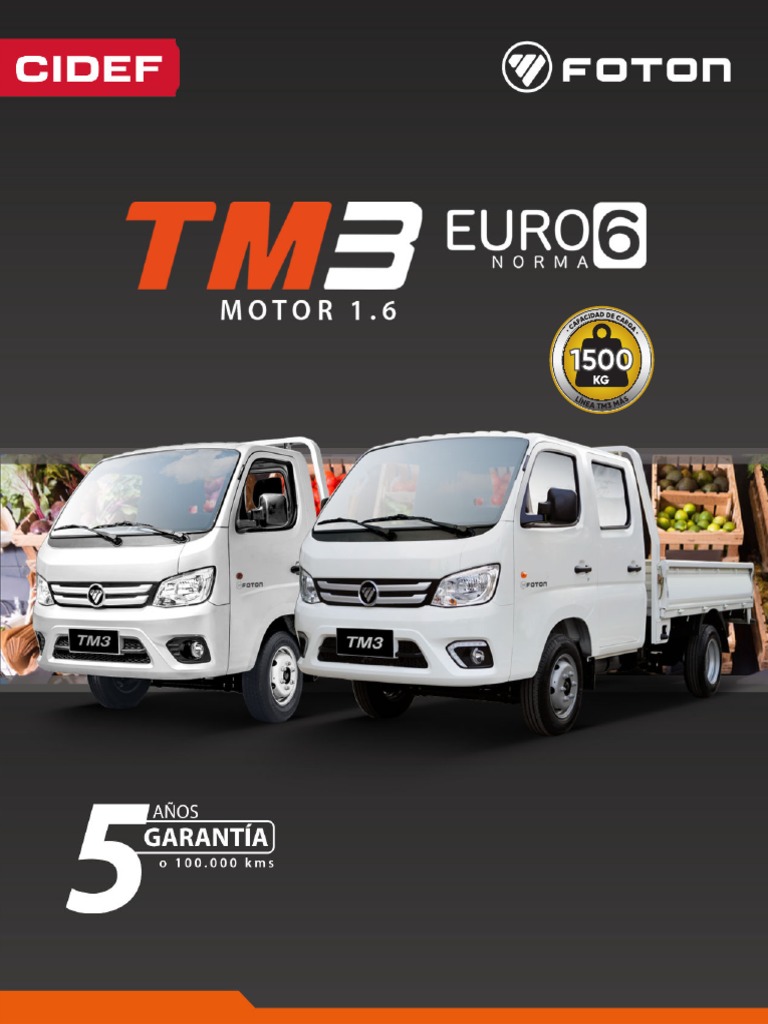 FOTON_TM3_Euro6_Febrero_2023 | PDF | Diodo emisor de luz | Vehículos de ...