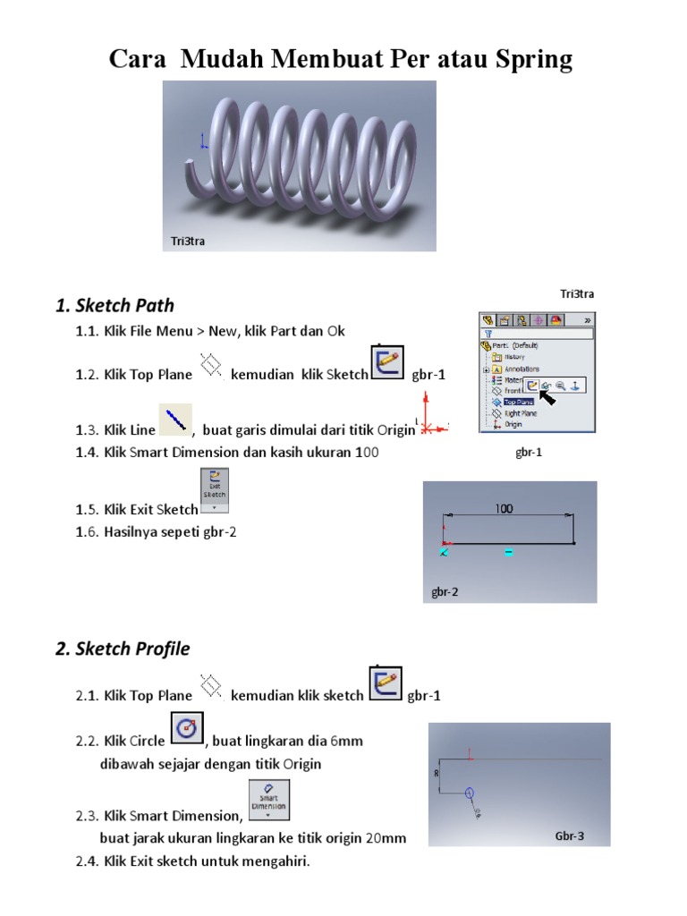 Cara Mudah Membuat Per atau Spring.pdf | PDF