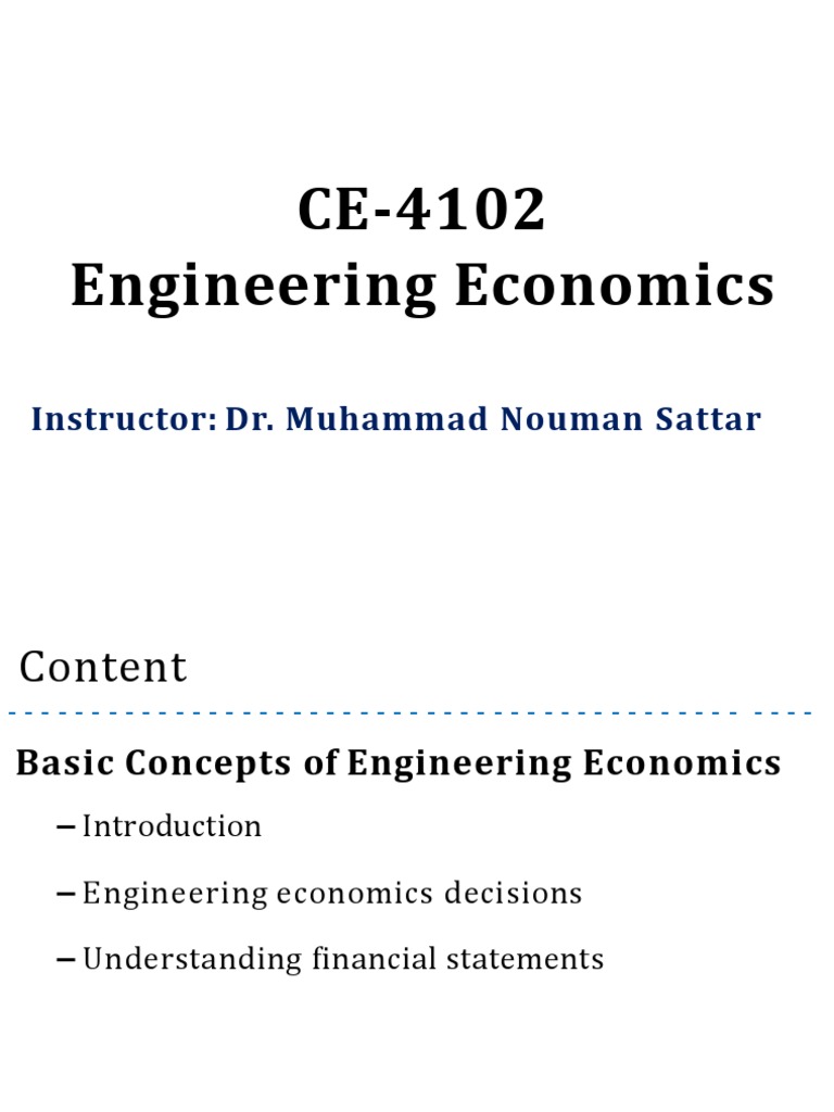 Fundamentals of Engineering Economics | PDF | Supply And Demand ...