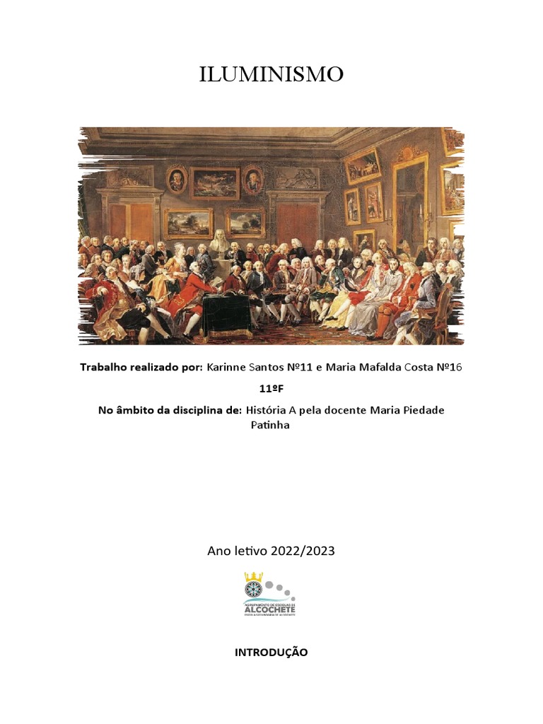 Trabalho Iluminismo - Mafalda e Karinne | PDF | Iluminismo | Science