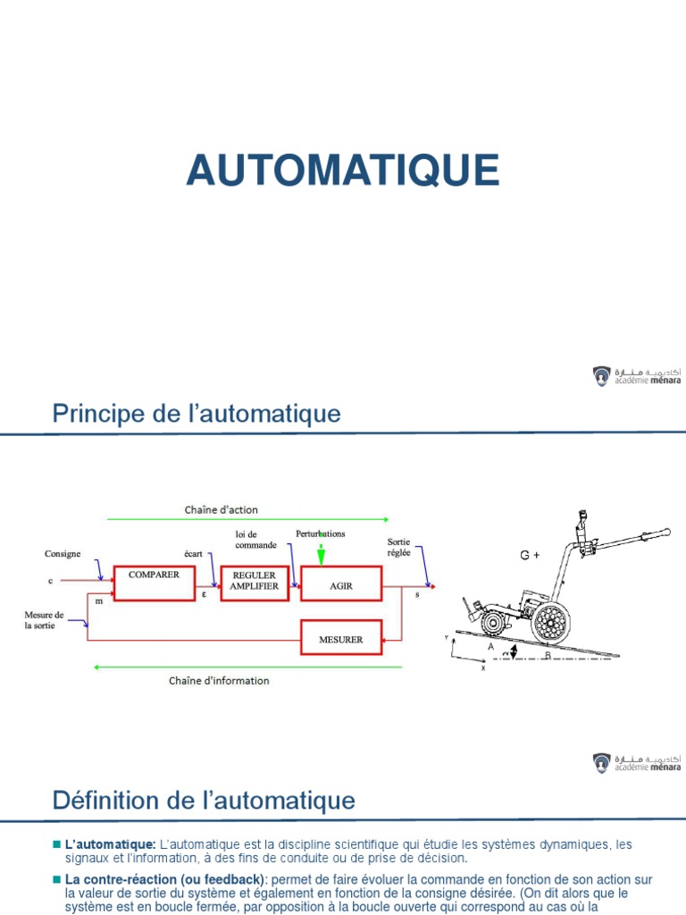 Cours Automatique 2021 | PDF | Automatisation | Électrotechnique